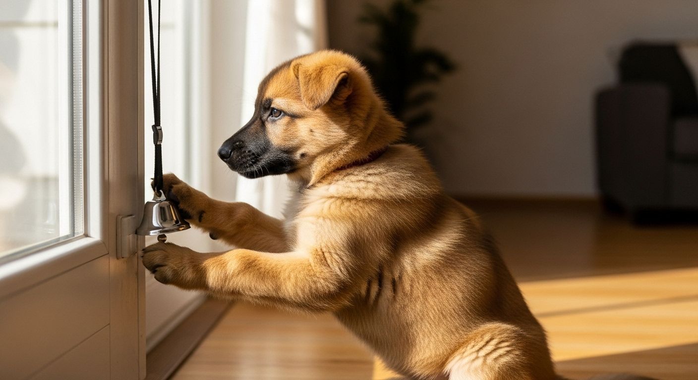 Bell Training Puppy: Teach Potty Bell in 7 Steps